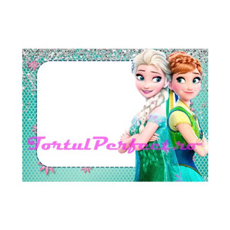 Imagine Comestibila Elsa Si Ana Din Frozen Tortul Perfect