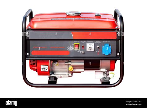 Portable Generator Provides Reliable Power Supply For Outdoor Adventures And Emergencies Stock