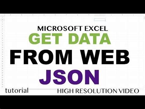 Excel Json To Table Import Data Json From Web Using Power Query