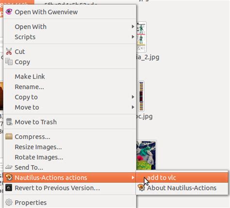 How To Add Add To Vlc Playlist To The Right Click Menu Of Nautilus