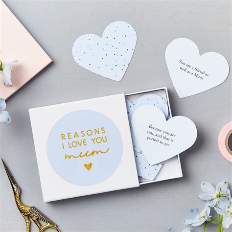 Personalised Heart Love Mum Notes By Martha Brook