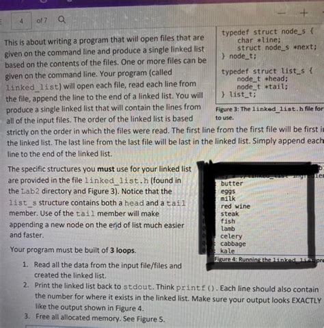 Solved 4 Of 7 A Typedef Struct Nodes This Is About