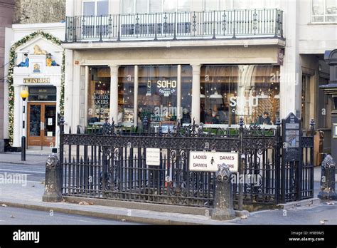 Old Fashioned gated Underground toilets in London Stock Photo - Alamy