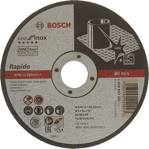 Bosch Accessories Disque à tronçonner Grey x x mm Amazon fr Bricolage
