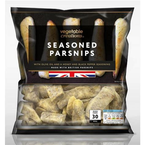 Vegetable Creations Seasoned Parsnips Frozen Ocado