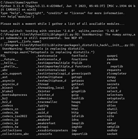 Built In Modules In Python Geeksforgeeks