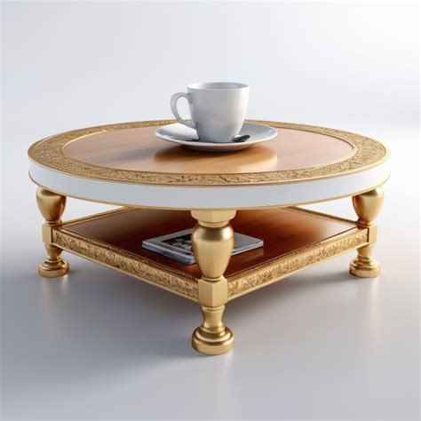 Premium Psd Coffee Table Psd On A White Background