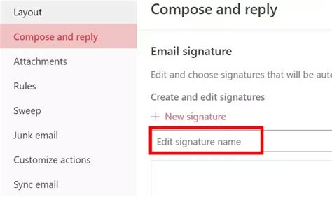 Как настроить подпись электронной почты в Outlook Mailbird