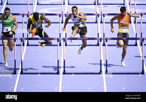 Paris France 04th Aug 2024 Belgian Athlete Michael Obasuyi Pictured