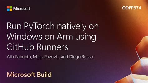 run pytorch natively on windows on arm using github runners sanket
