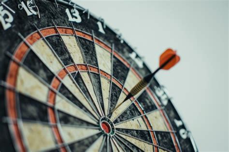 Premium Photo Dart Board Isolated On White Background