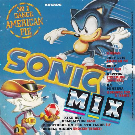 Sonic Mix 1 Cd 1995 Arcade Ellodance