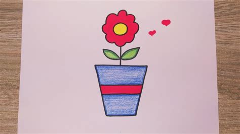 رسم للاطفالرسم زهرة رسم زهرة كيوترسم زهرة سهلةرسم سهل خطوة بخطوة