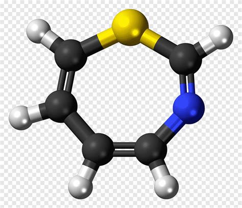 Diethylamine Ball And Stick Model Senyawa Heterosiklik Struktur Kimia