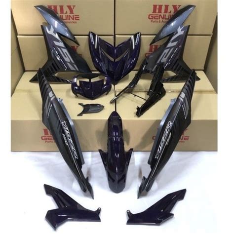 Y15 Y15ZR V1 V2 YSUKU PURPLE UNGU TERUNG BODY COVER SET COVERSET COLOUR