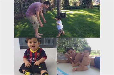 Messi mostra primeiros passos do filho via Instagram assista Vírgula