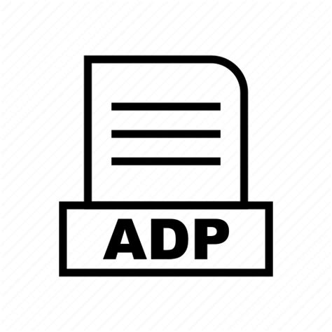 Adp Document File Format Icon