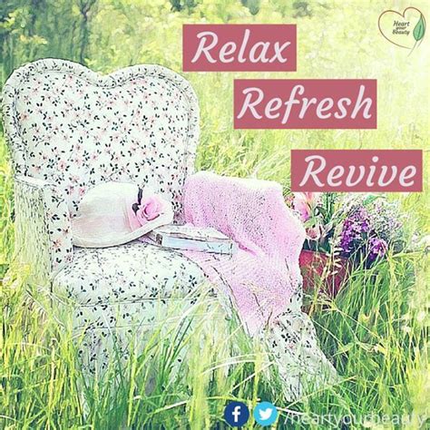 Relax Refresh Revive Heart Your Beauty