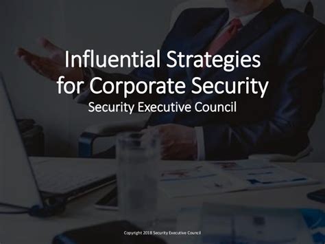 Security Goals Strategies Objectives And Tactics