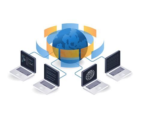 Internet Computer Network Information Technology Concept Flat