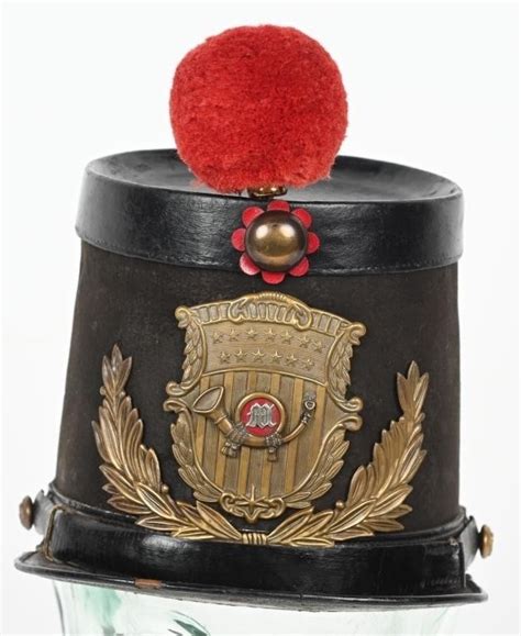 Civil War Model 1859 Marine Corps Shako Hat Live And Online Auctions