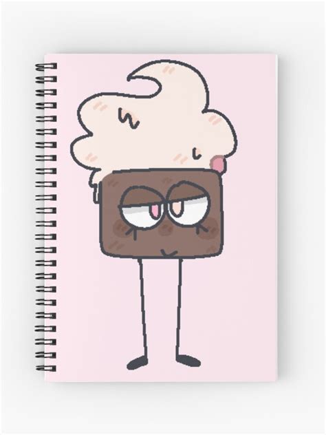Bfdi Bfb Cake Spiral Notebook For Sale By Queeniemia1313 Redbubble