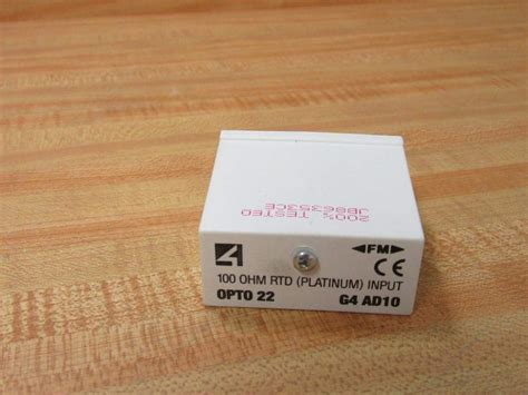 Opto 22 G4ad10 Current Rating For Use With Opto22 Modular Controllers Rohs Compliant Yes I