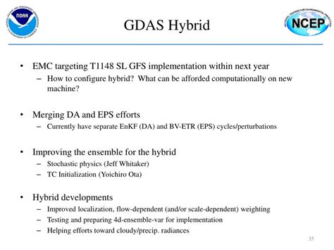 Ppt Hybrid Variational Ensemble Data Assimilation At Ncep Powerpoint