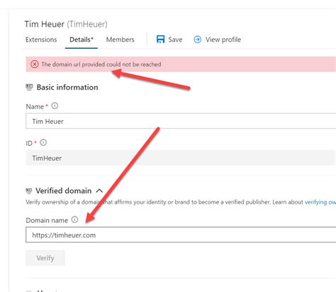 Cannot Verify Domain Even Though Valid Issue 332 Microsoft