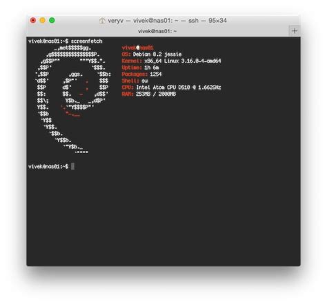 用screenfetch显示带有酷炫linux标志的基本硬件信息 Csdn博客