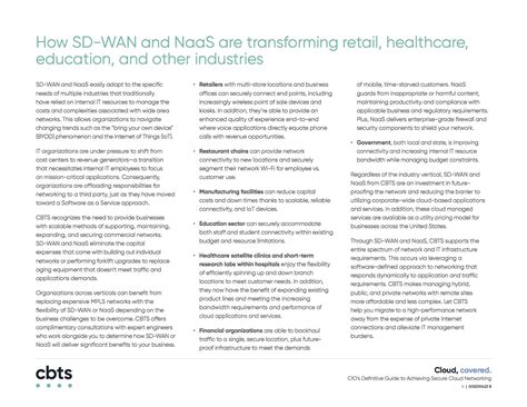 Cios Definitive Guide To Achieving Secure Cloud Networking E Book