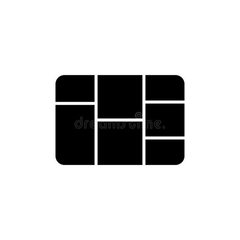 Table Layout Icon Set Web Excel Data Table Vector Symbol Spreadsheet