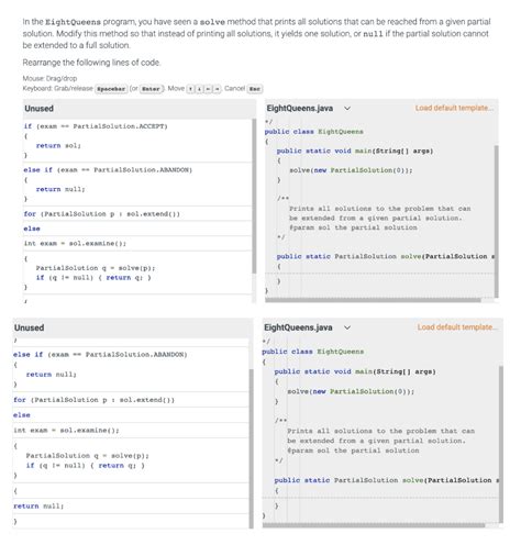 Solved In The Eightqueens Program You Have Seen A Solve Chegg