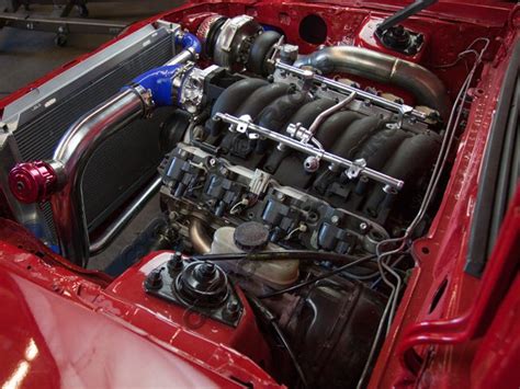 4 Core Intercooler Piping Pipe Tube Bov Kit For 79 93 Ford Mustang Ls1