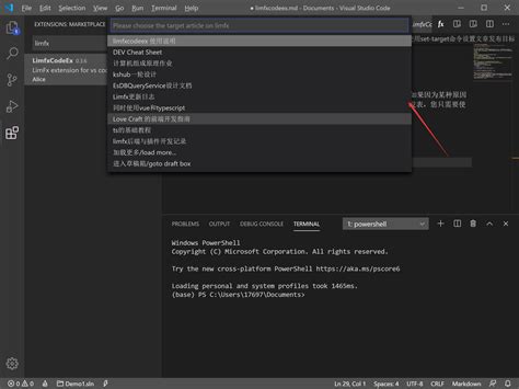 Limfx Vscode