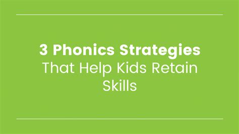 What Is Explicit Phonics Instruction