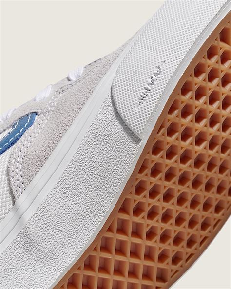 Skate Rowan Shoe In Grey Blue Vans