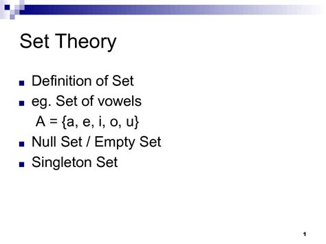 Solution Set Theory 1 Studypool