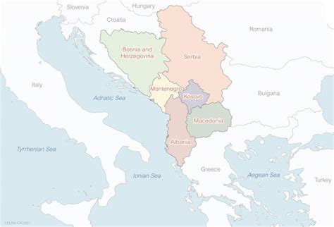 Map Of The Western Balkans Uk Select Committee On International