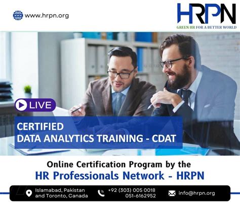Certified Data Analytics Training Cdat Hrpn