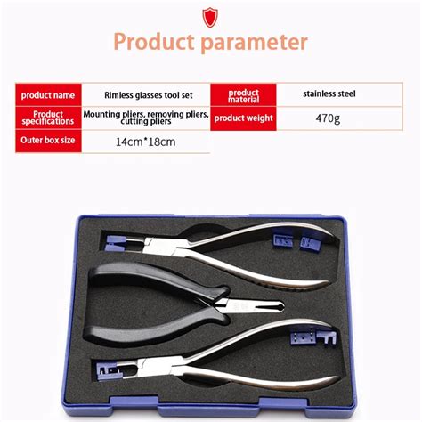 1pc Rimless Disassembly Pliers Set Eyeglass Plier Grandado
