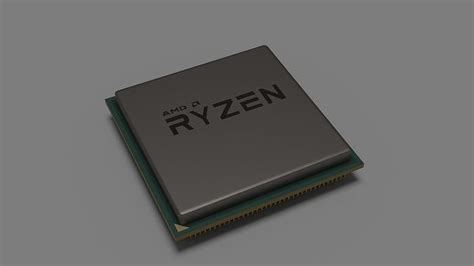 AMD Ryzen CPU 1 To 1 3D Model CGTrader