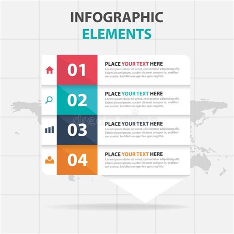 Abstract Colorful Label Business Infographics Elements Presentation