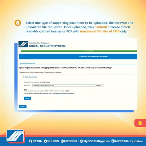 How To Apply For SSS Number And Submit Documentary Requirements Online SSS Inquiries