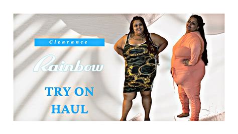Plus Size Clearance Try On Haul • Rainbow Clothing Haul 2022 Youtube