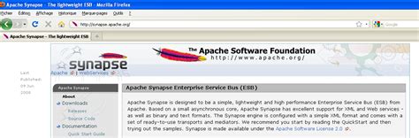 Tutoriel SOA Installation Apache Synapse Framework De Mediation