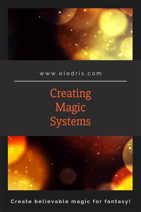 Creating Magic Systems | Magic system, Writing prompts fantasy, Writing ...