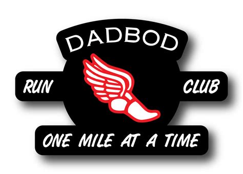 Dadbod Run Club Sticker