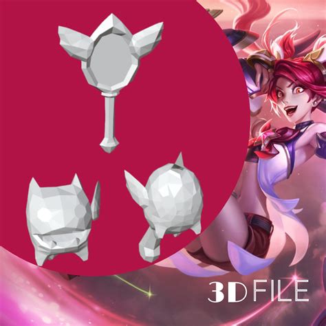 Archivo 3d Jinx Guardián Estelar Accesorios De League Of Legends