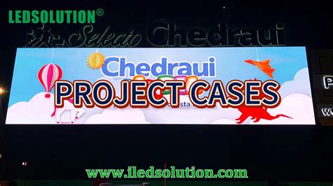 ledsolution 300sqm led display lights up mexico city ledsolution led